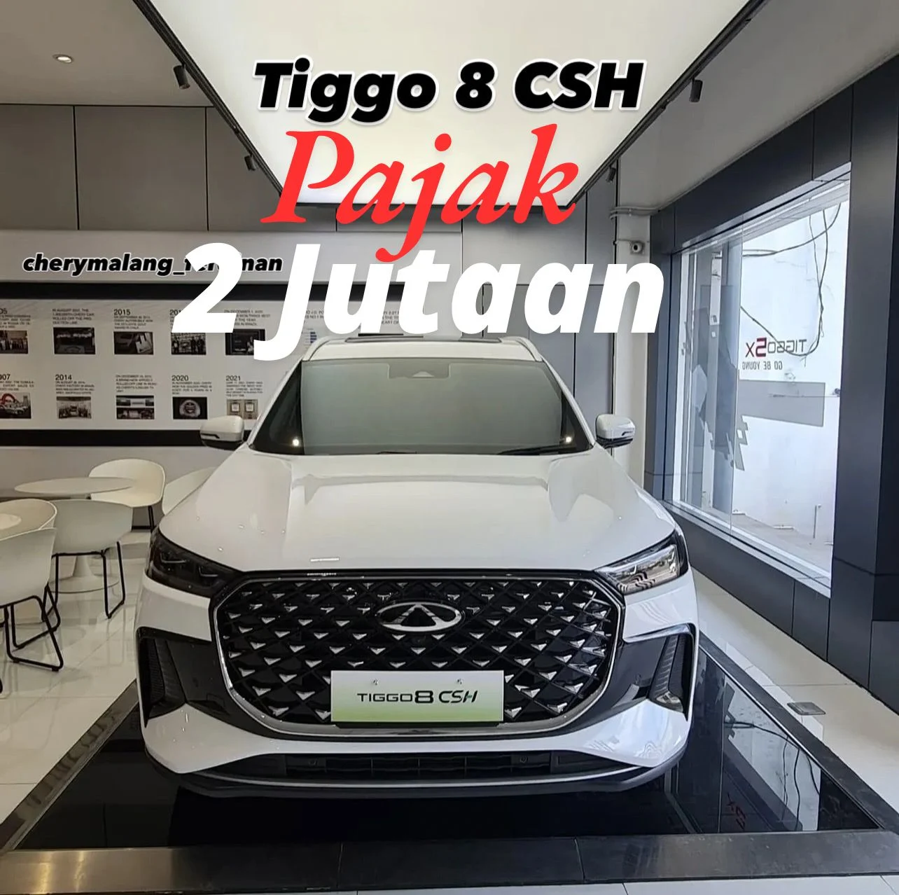 Pajak Tahunan Tiggo 8 CSH 2 Jutaan - Chery Malang Jatim